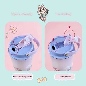 Labubu | Dining | Labubu 3oz Tumblercute Leakproof Cup With ...